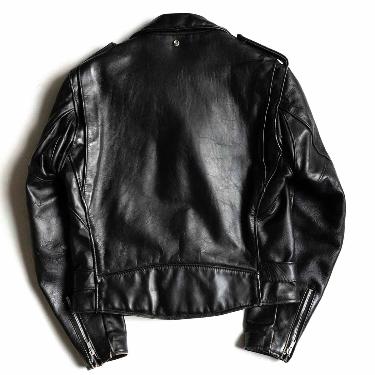 Yahoo!オークション - 【雰囲気抜群】SCHOTT【618/ダブルライダース ジ...