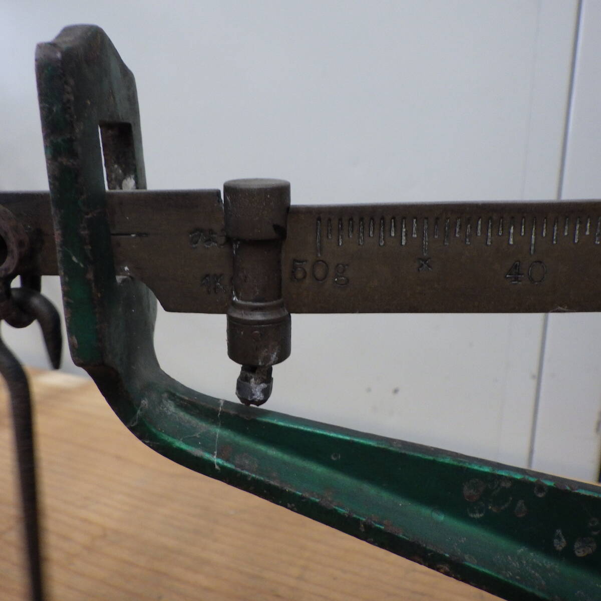 Yahoo!オークション - 昭和 レトロ 上皿棹秤 天秤 はかり IUCHI SCALE ...