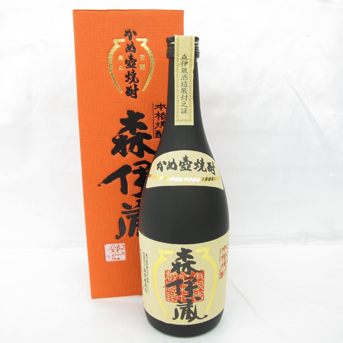 Yahoo!オークション - 【未開栓】森伊蔵 かめ壺焼酎 JALUX オリジナル...