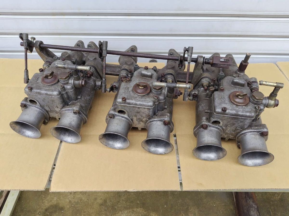 Yahoo!オークション - ウェーバー40パイ DCOE L型マニホールド ファン...