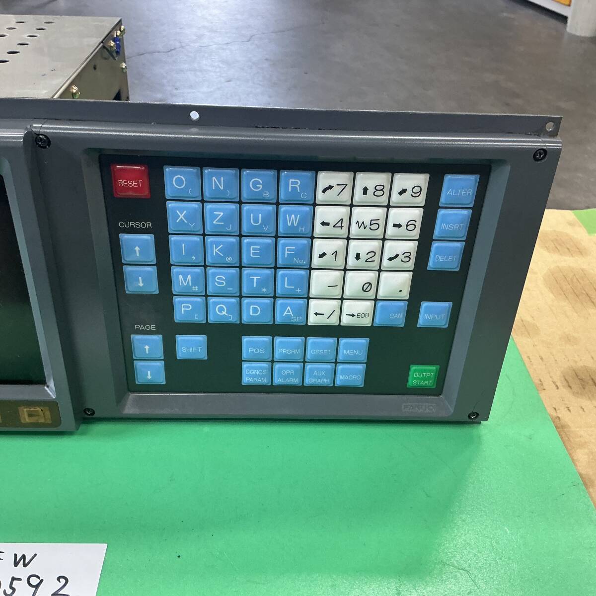 Yahoo!オークション - EW-0592 ファナック画面 ＆ キーボード Fanuc 森...