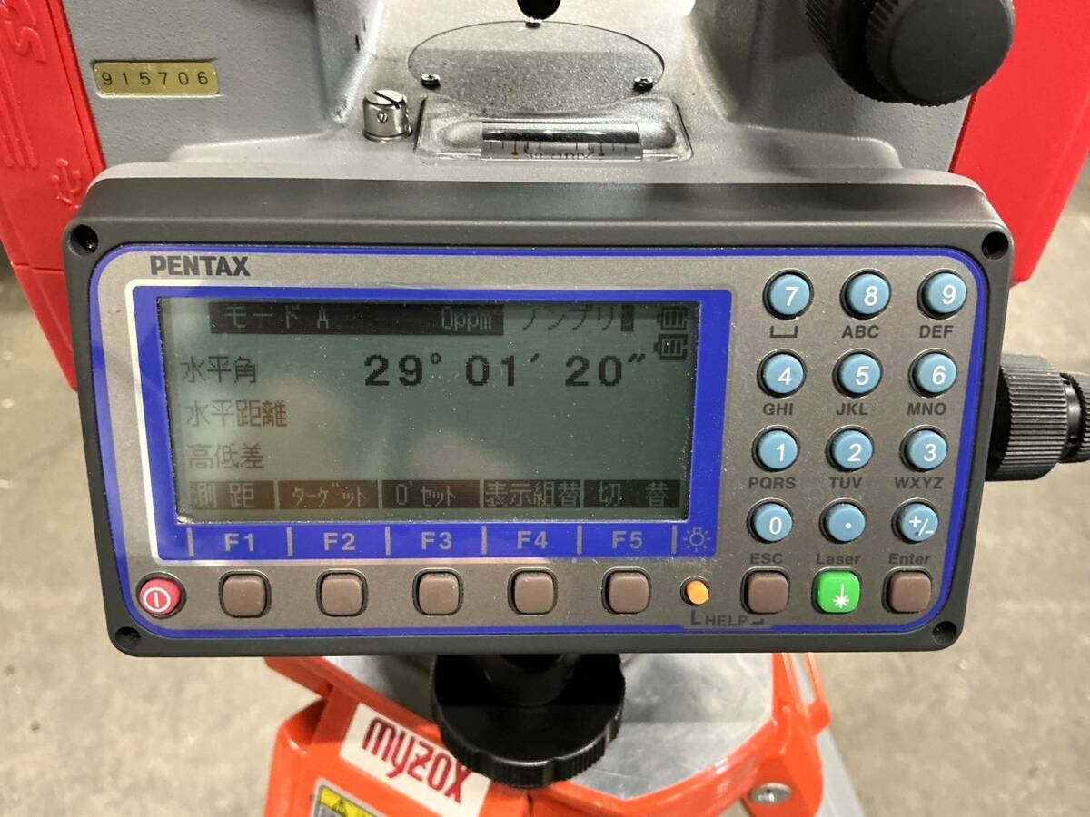 Yahoo!オークション - EW-0576 ペンタックス トータルステーション V-5...