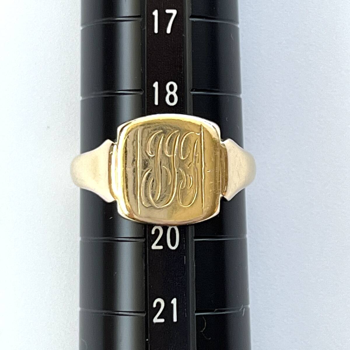 Yahoo!オークション - 【Vintage】シグネットリング 9金 Gold ゴール...