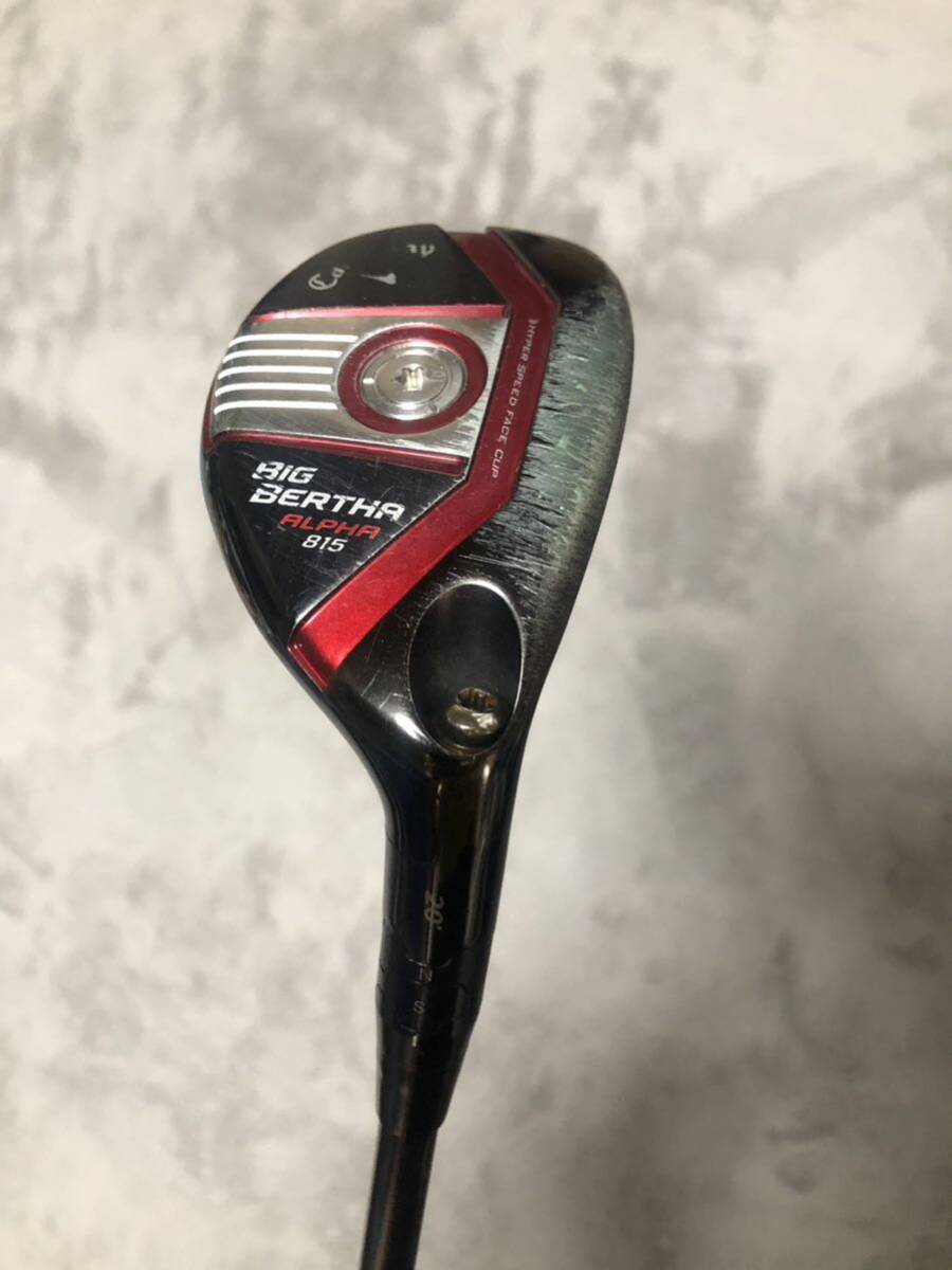 Yahoo!オークション - キャロウェイ ビックバーサALPHA815 UT AD HY 85...