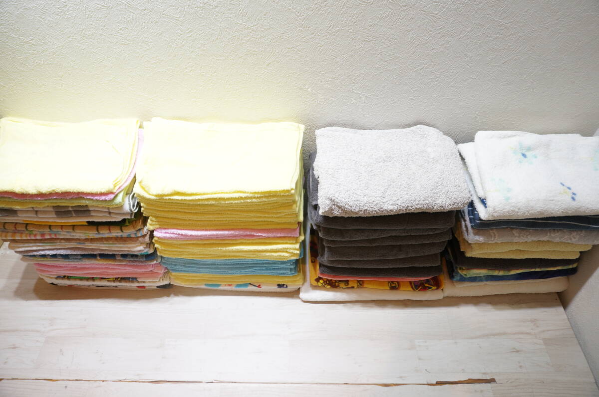 Yahoo!オークション - 【Z502-1A】超大量 中古 タオル 約12.4㎏ バスタ...