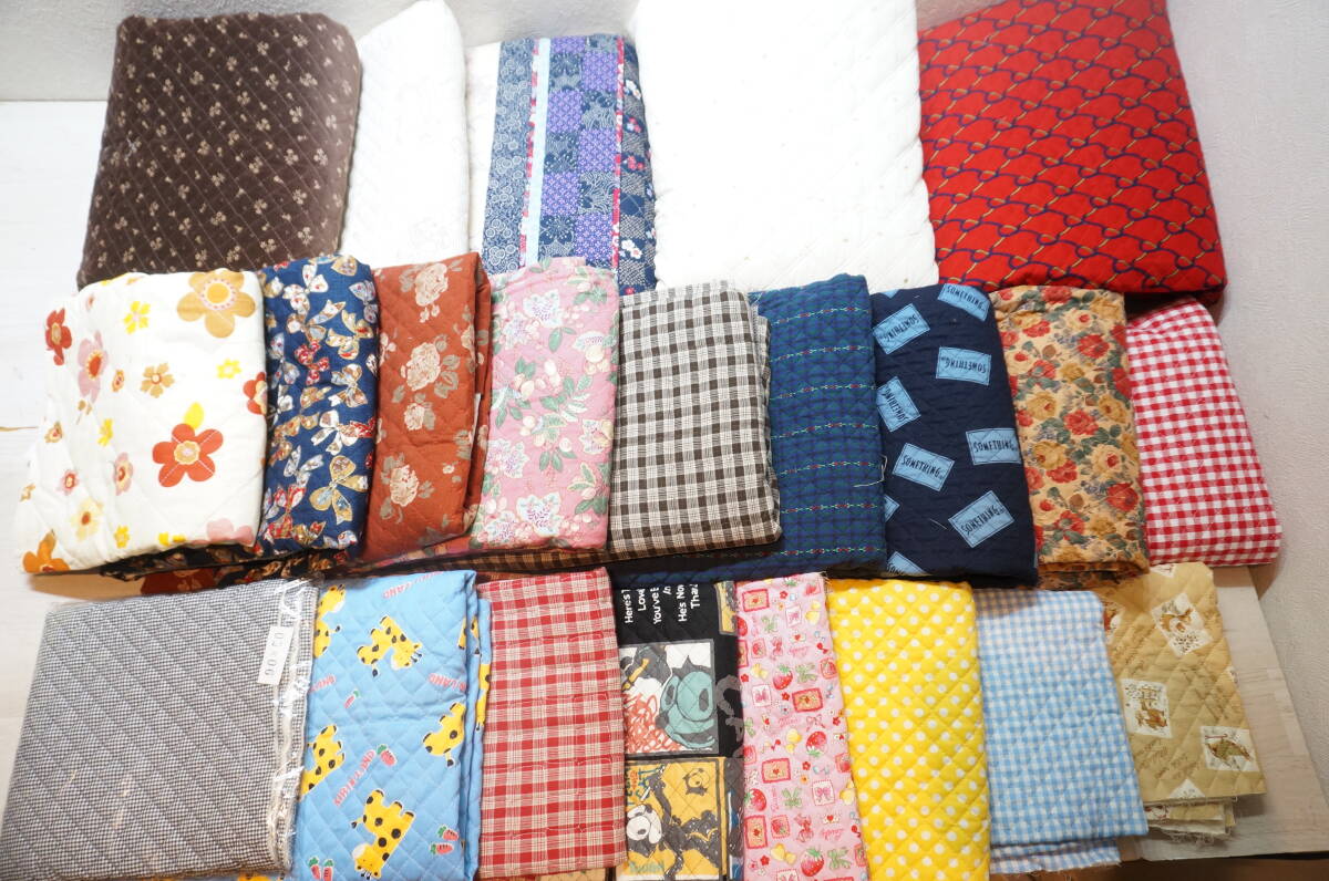 Yahoo!オークション - 【Z305.O】超大量 約9.8㎏ 布 生地 はぎれ キル...