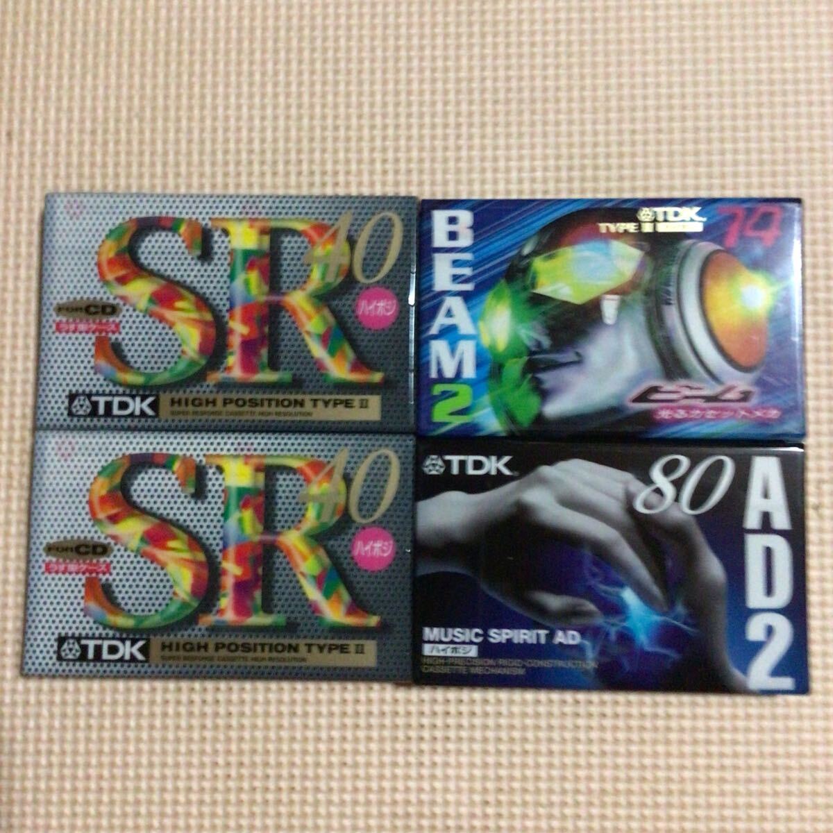 Yahoo!オークション - TDK SR 40x2.AD2 80.BEAM2 74. ハイポジション ...