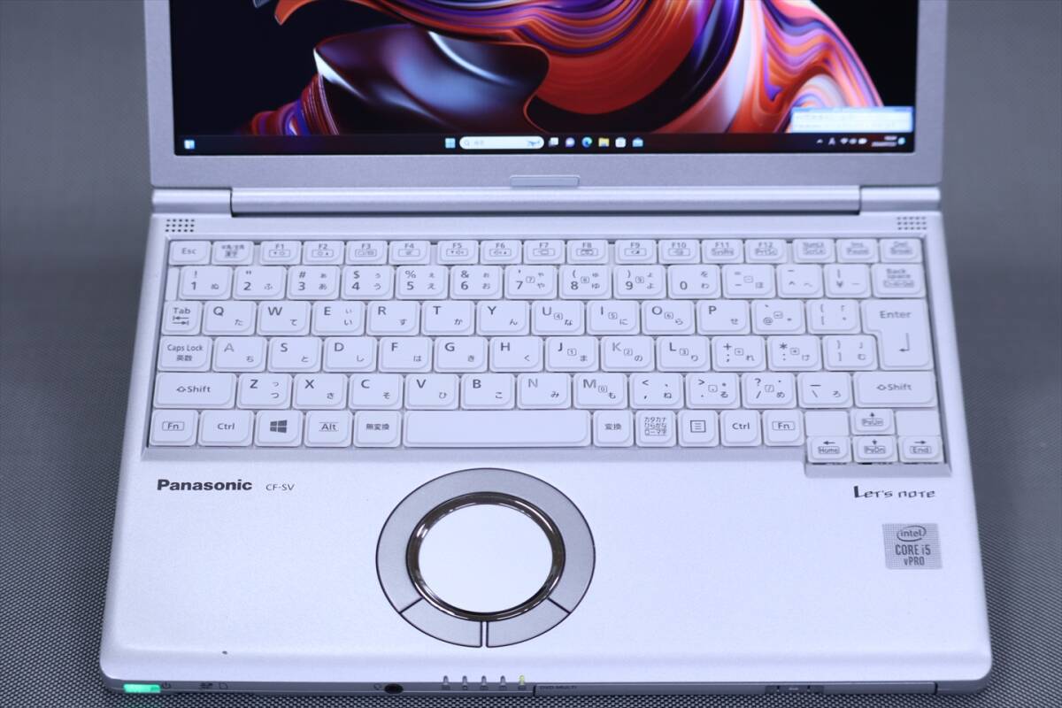 1円 Windows11 2020年発売 バッテリー良好 DVD 超軽量 Panasonic Let's note CF-SV9 i5-10310U 8G 256G 12.1インチ WUXGA ...