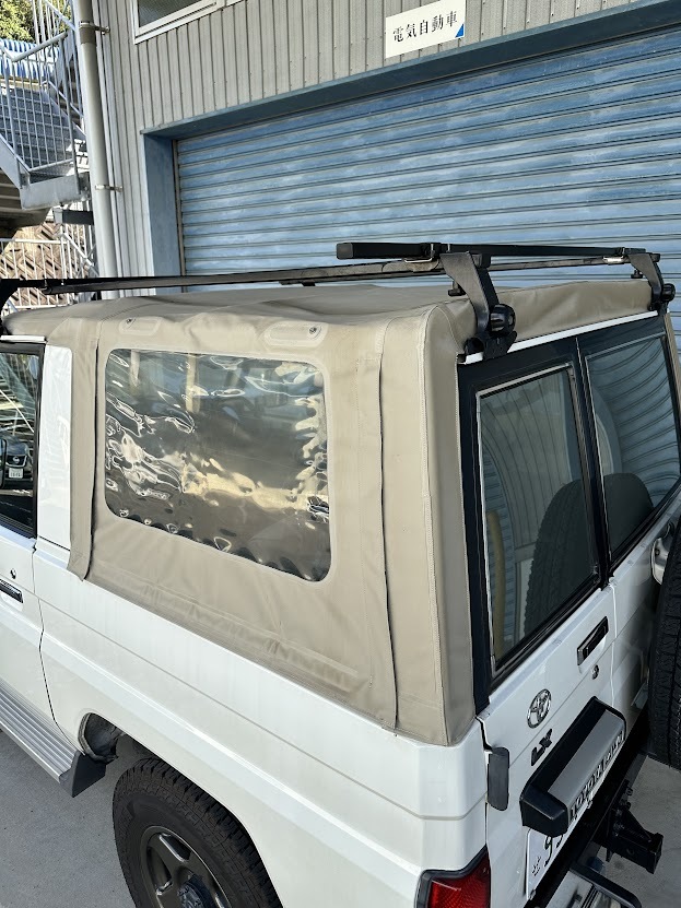 Yahoo!オークション - ランクル70 純正幌 HZJ70 65910-60101-A0 ランド...