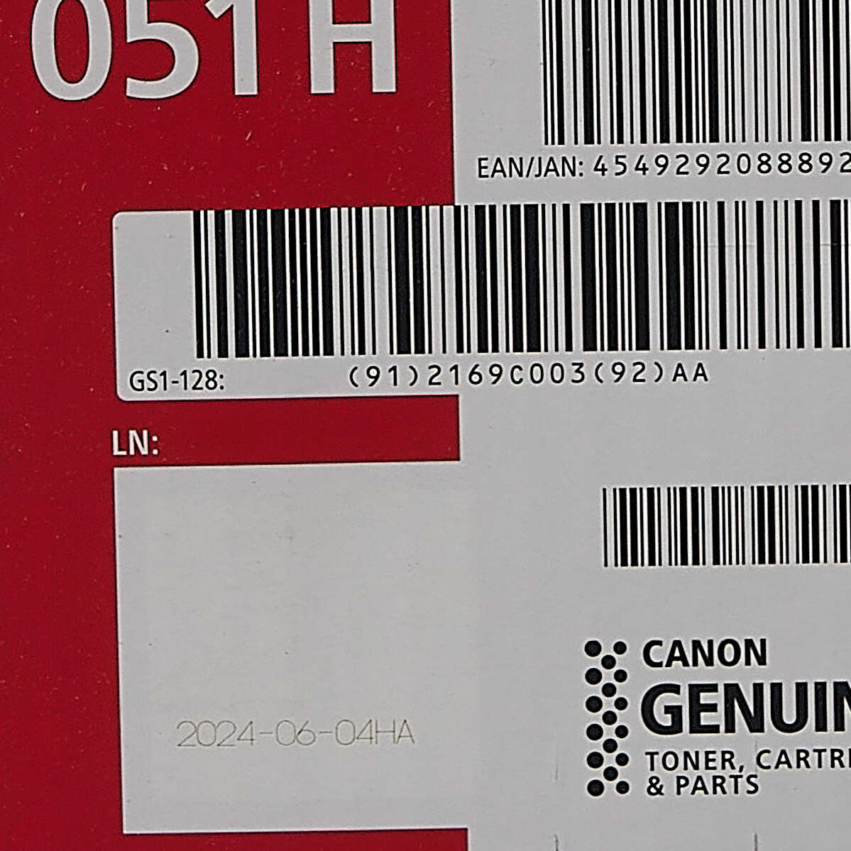 Yahoo!オークション - CANON トナーカートリッジ051H CRG-051H 2169C00...