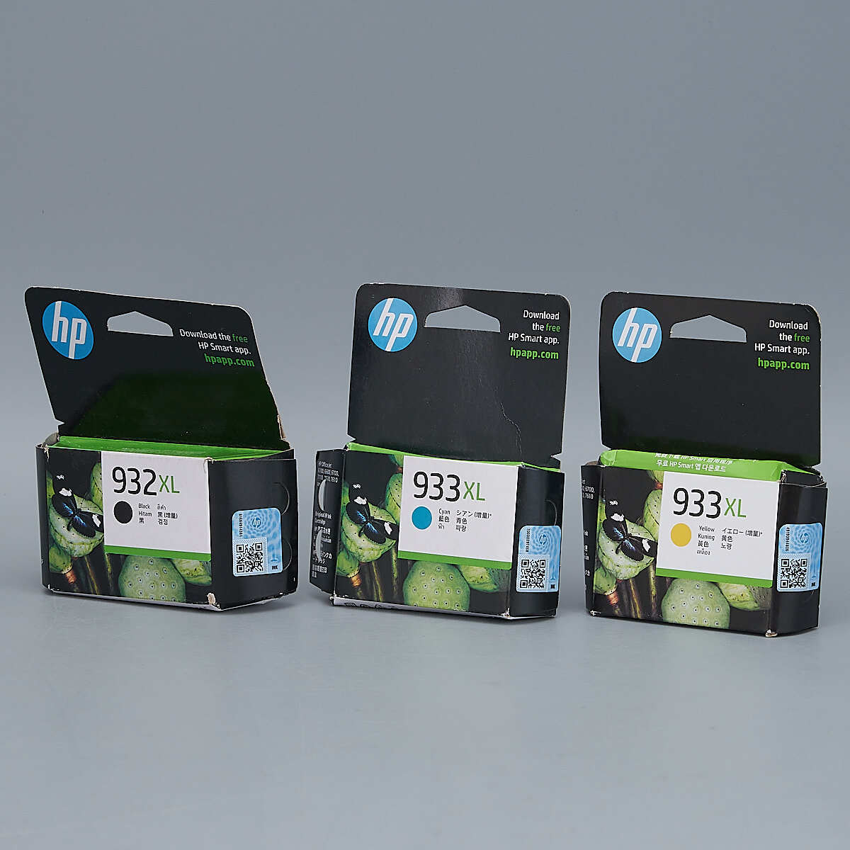 Yahoo!オークション - HP932XL 黒 (CN053AA) HP933XL シアン (CN054AA)...