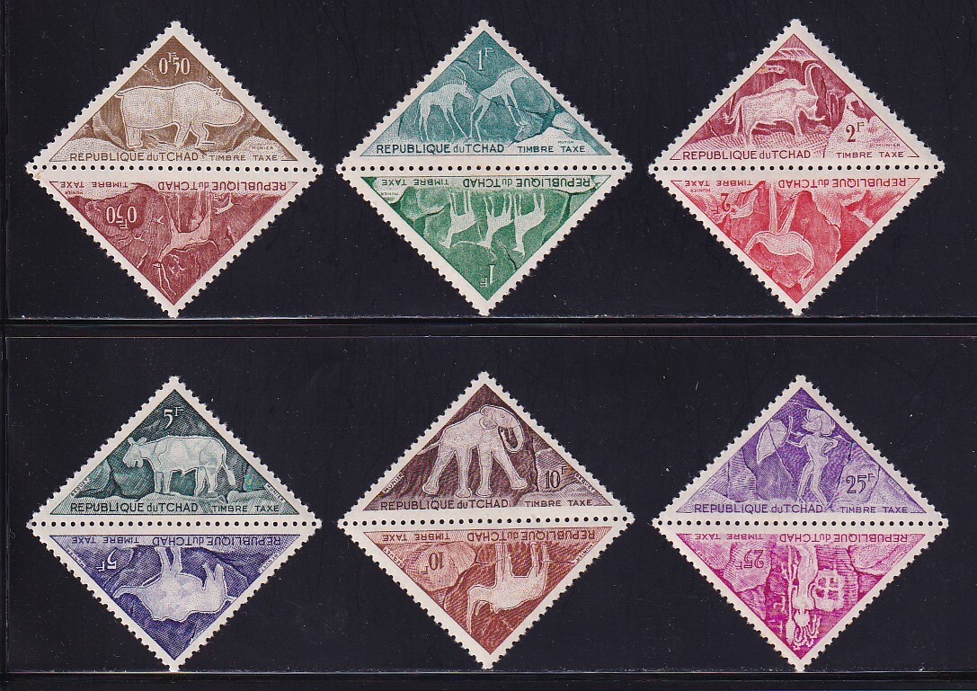 7 チャド ＜ 1962 SC#J23a-34a 不足料 古代の絵文字 12種完 ペア 6組 ＞(アフリカ)｜売買されたオークション情報、yahooの商品情報をアーカイブ公開 - オークファン ...
