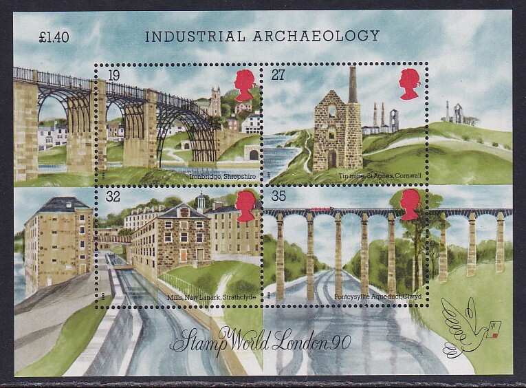 Yahoo!オークション - 39 英国【未使用】＜「1989 SC#1284 産業遺物」