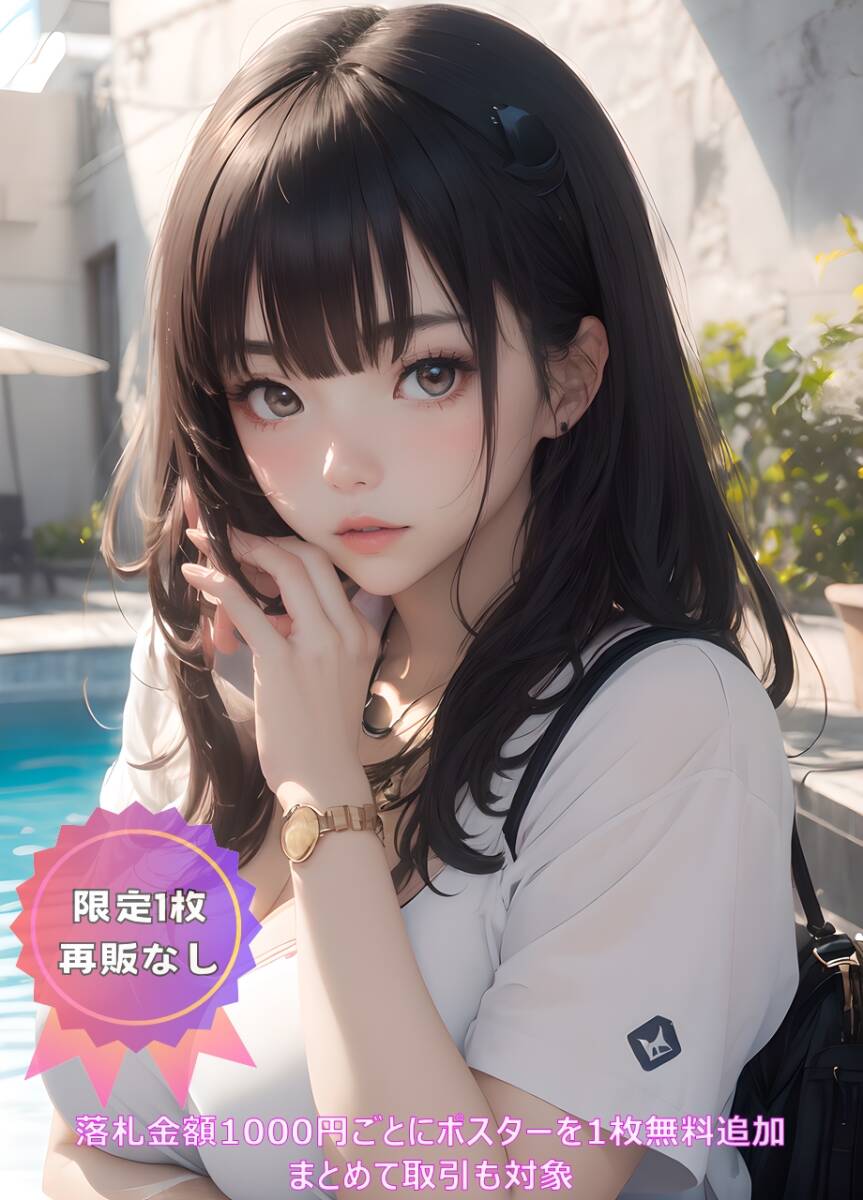 Yahoo!オークション - 1円セール 特典あり 高画質A4ポスター 美少女 ...