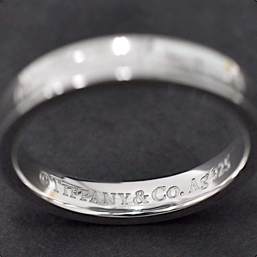 1円 同様 TIFFANY&Co. ティファニー ナローリング 1837 14号 SV925 シルバー E.Bep.rS-03(シルバー)｜売買されたオークション情報、yahooの商品情報を ...