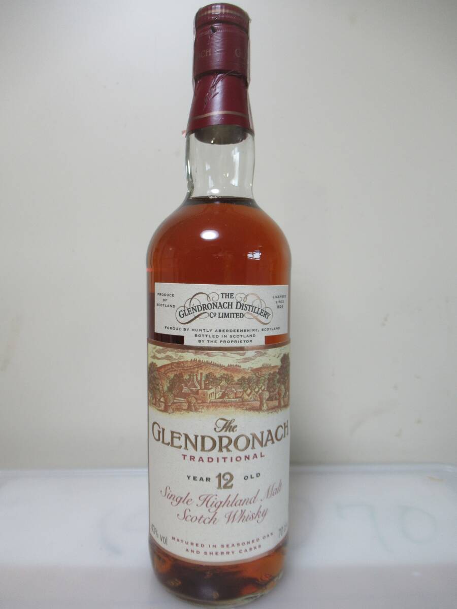 Yahoo!オークション - b027 グレンドロナック12年 43% 750ml 旧ボトル3...