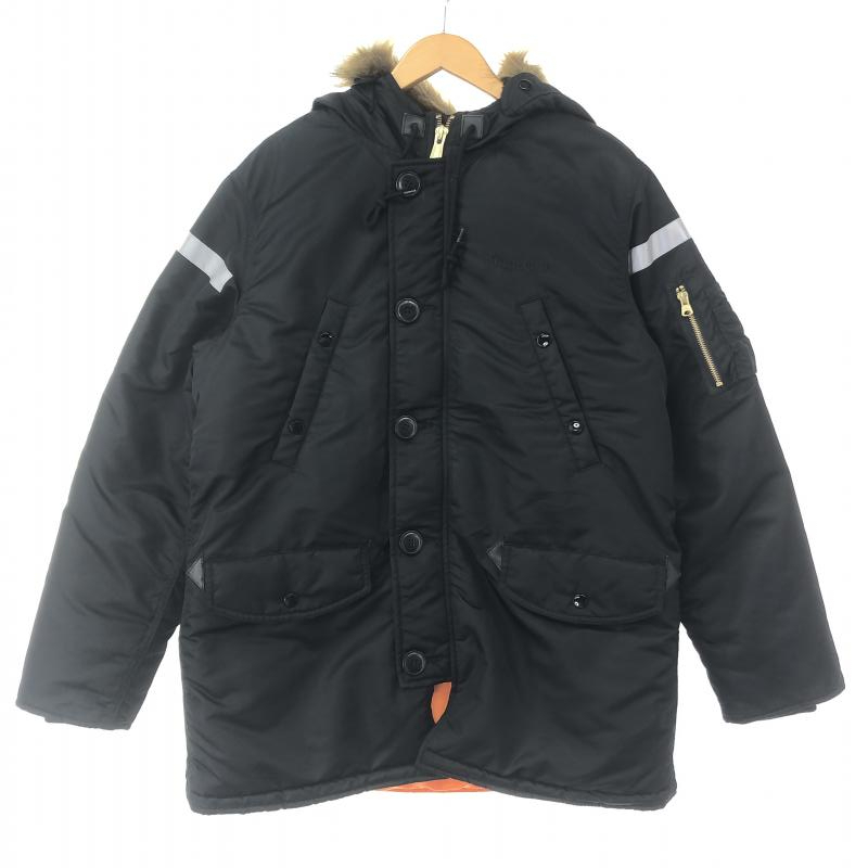 Yahoo!オークション - Supreme 17FW Reflective Cross N-3B Parka フラ...