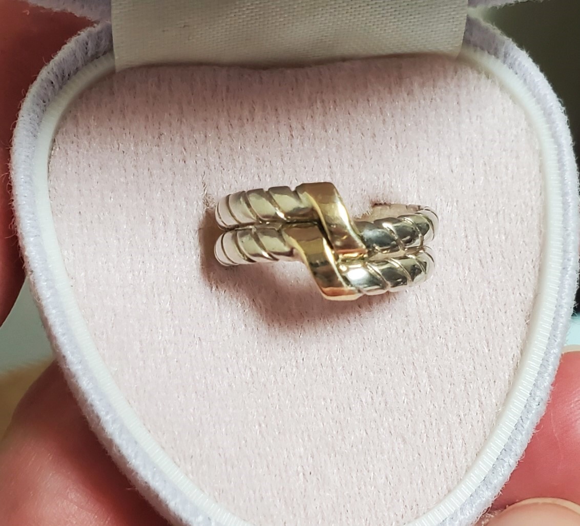 Yahoo!オークション - K10 10金刻印 SILVER 925 シルバー925刻印 指輪 ...