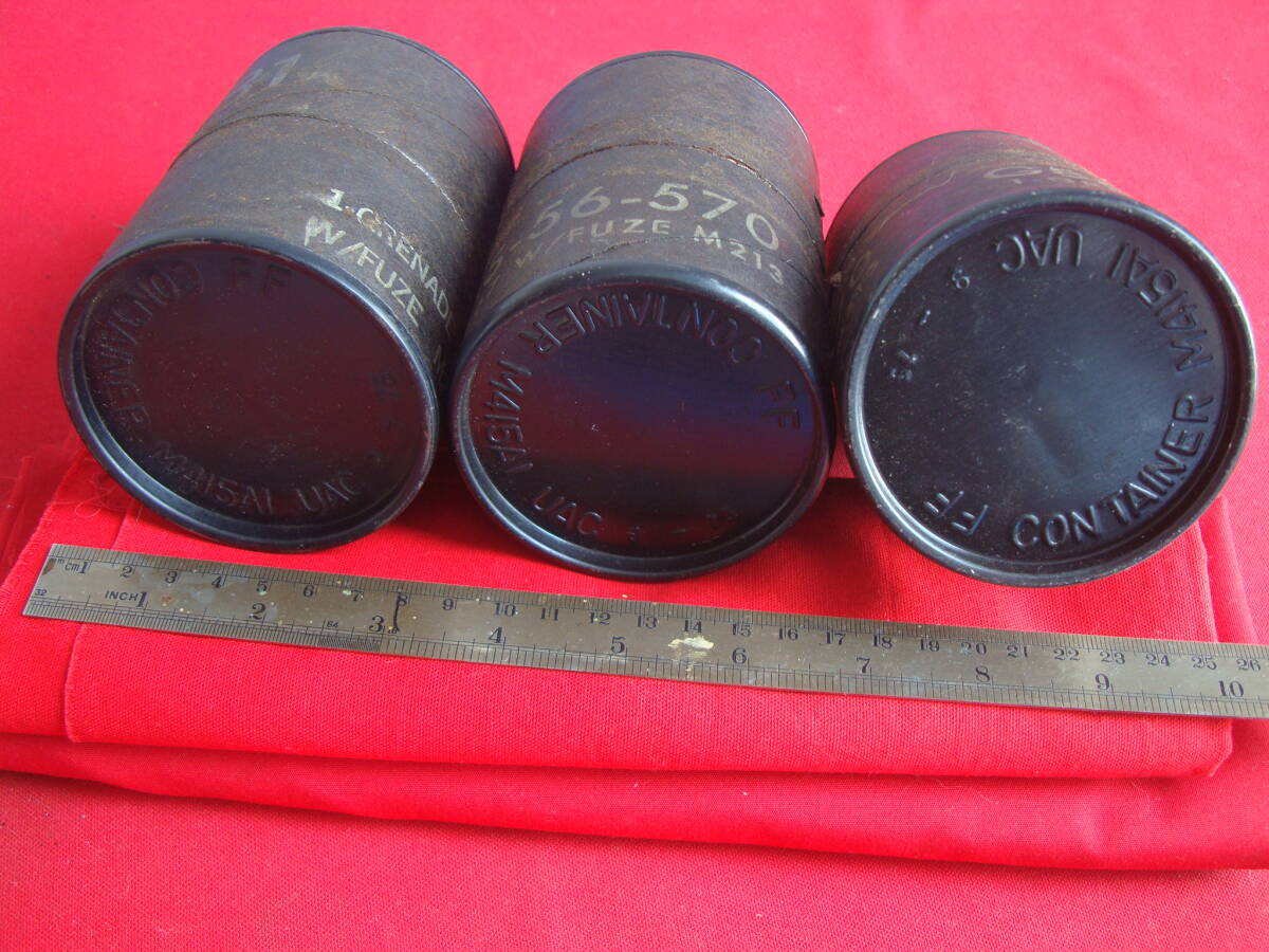 Yahoo!オークション - US.M67手榴弾ケース クッション材付（3ケ）