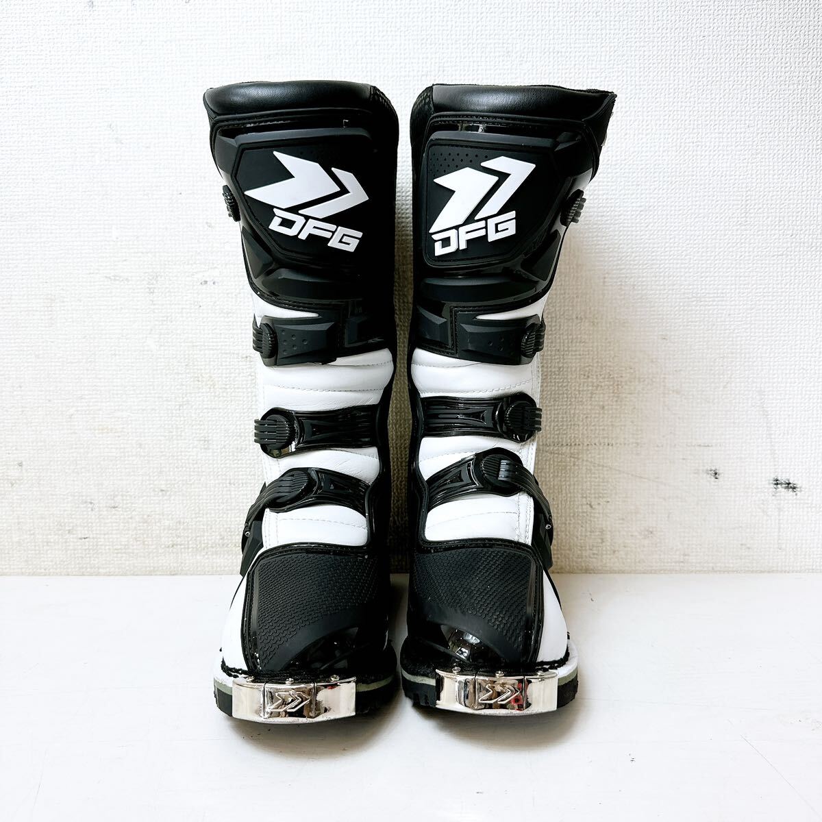 Yahoo!オークション - 219 中古 DFG フレックスブーツ オフロード ブラ...