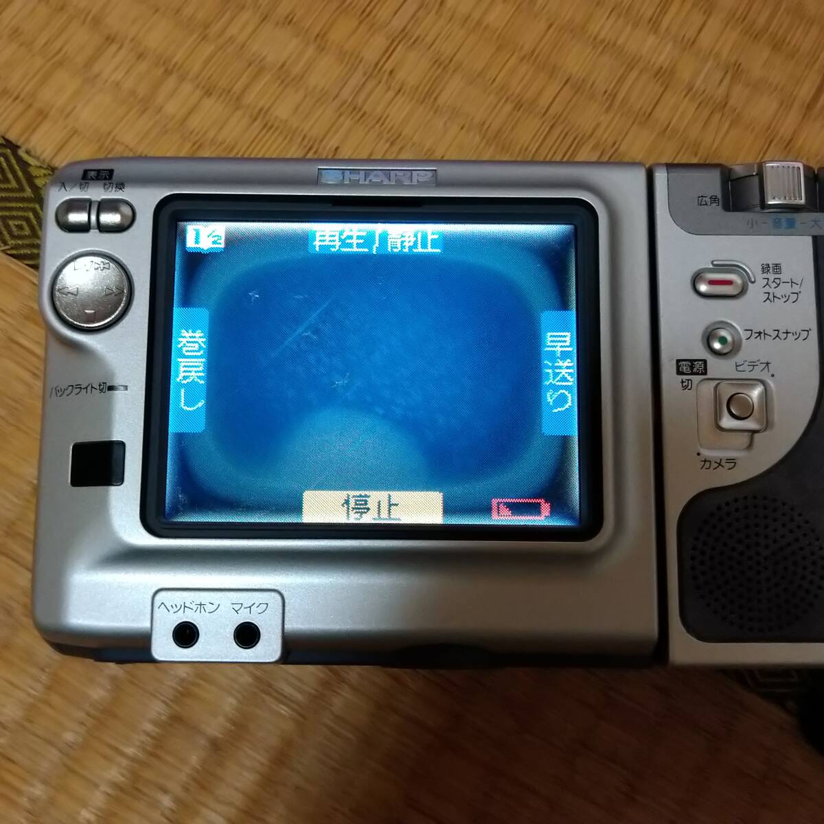 Yahoo!オークション - シャープ 液晶ビデオカメラ ハンディービューカ...