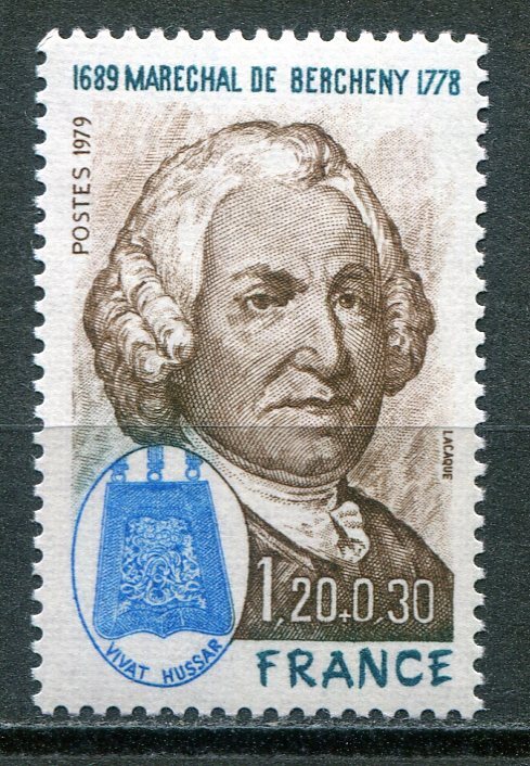 Yahoo!オークション - ST3 フランス 1979年 ベルシュニイ元帥 1種 NH