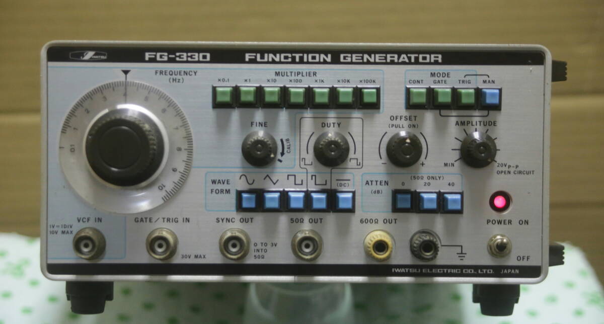 Yahoo!オークション - [24926] IWATSU FG-330 岩通 オーディオジェネレ...