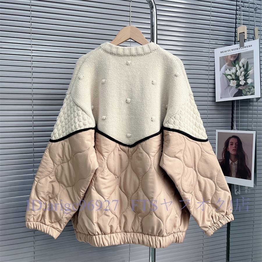 Yahoo!オークション - A5286 新品ジャンーパー ニット 大人可愛い 着映...