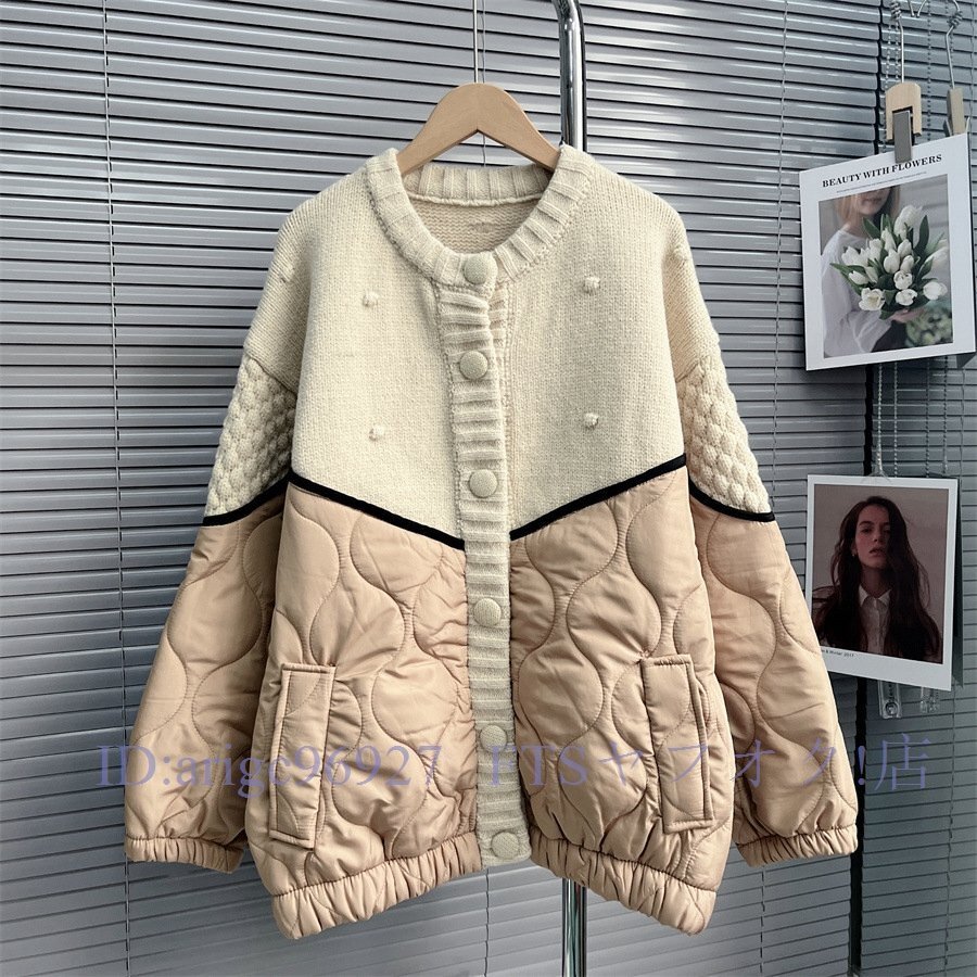 Yahoo!オークション - A5286 新品ジャンーパー ニット 大人可愛い 着映...