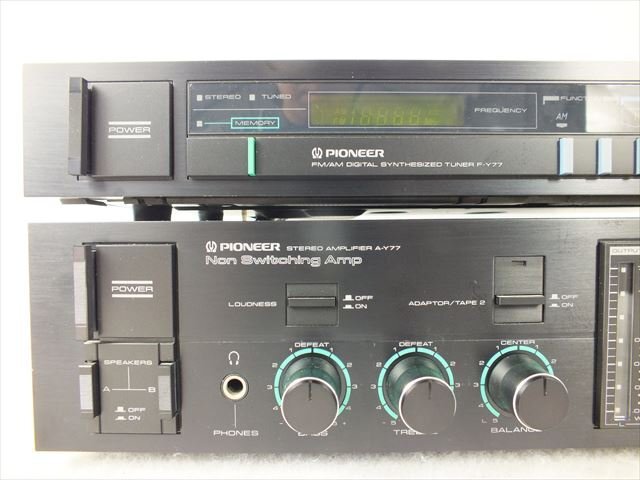 Yahoo!オークション - PIONEER パイオニア A-Y77 F-Y77 オーディオセ...