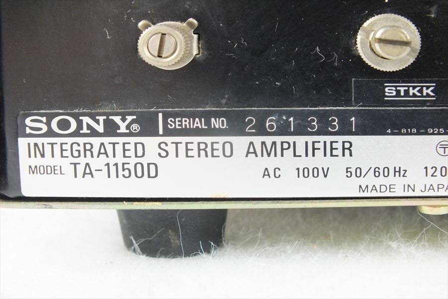 Yahoo!オークション - SONY ソニー TA-1150D アンプ 中古 現状品 2409...