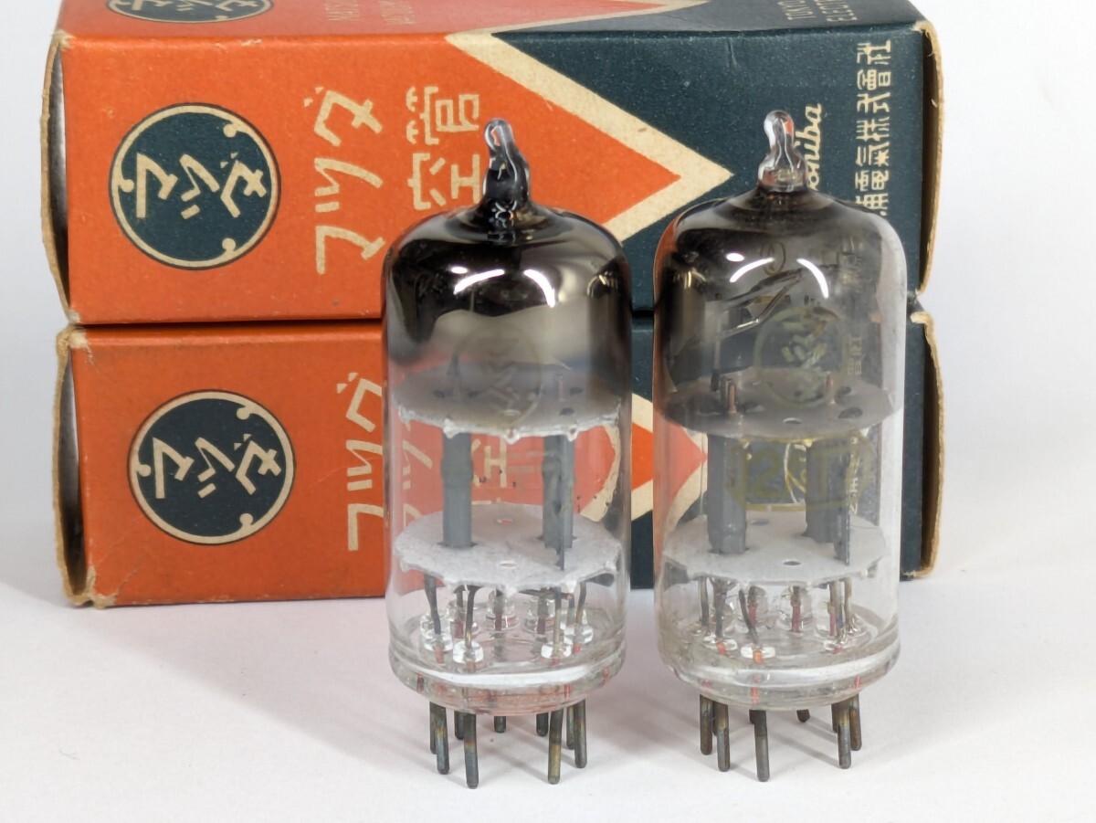 Yahoo!オークション - マツダ 12AT7 2本 測定データあり マッチドペア ...