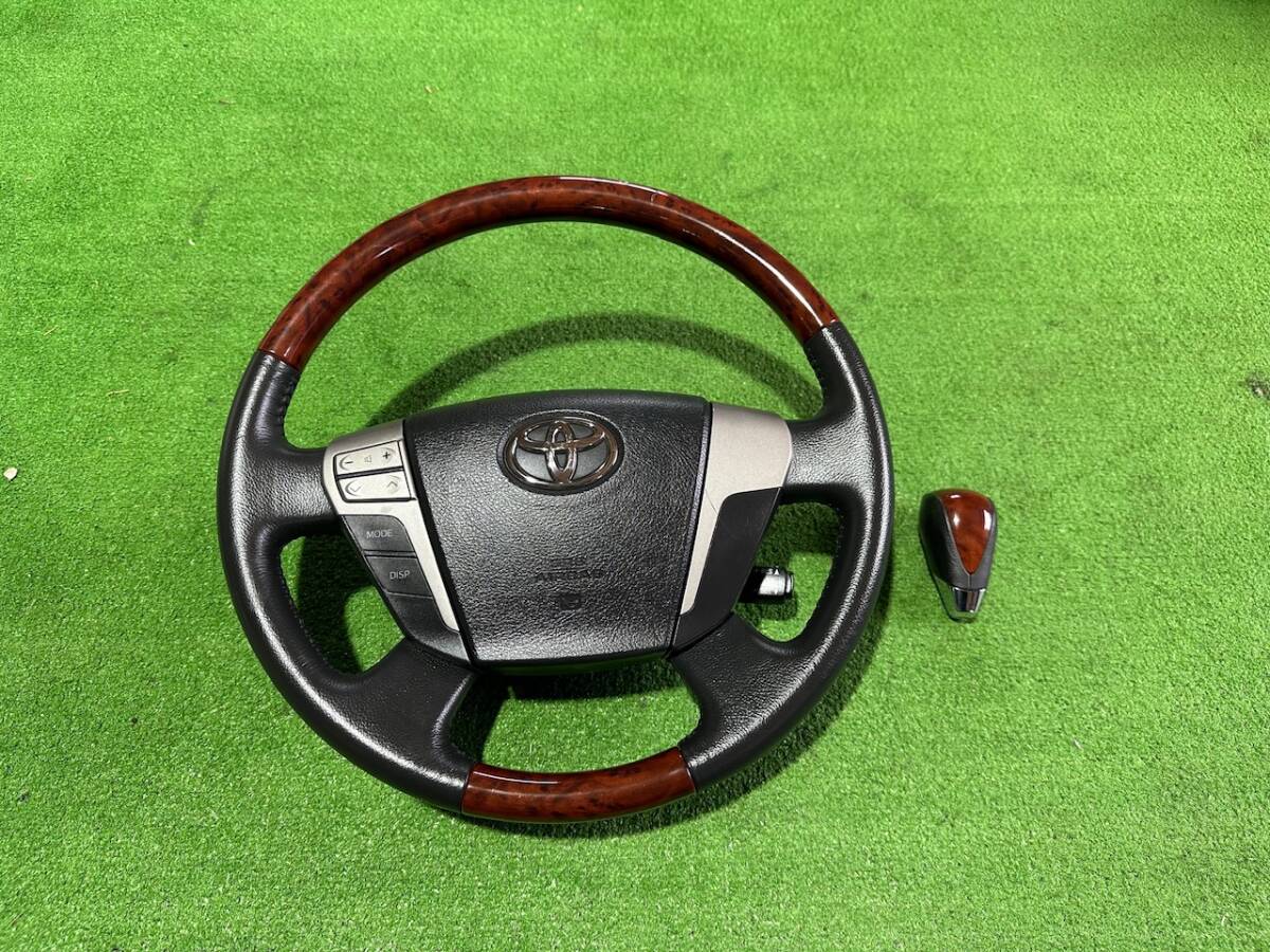 トヨタ アルファード ヴェルファイア ANH20W ANH25W ハンドル ステアリング シフトノブ GGH25W GGH20W 3005(ステアリング、ハンドル本体)｜売買されたオークション ...