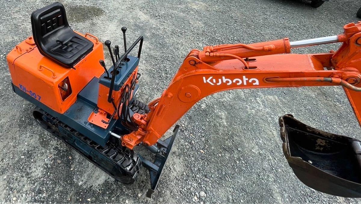 Yahoo!オークション - ユンボ クボタ KH-007 油圧ショベル ミニユンボ ...