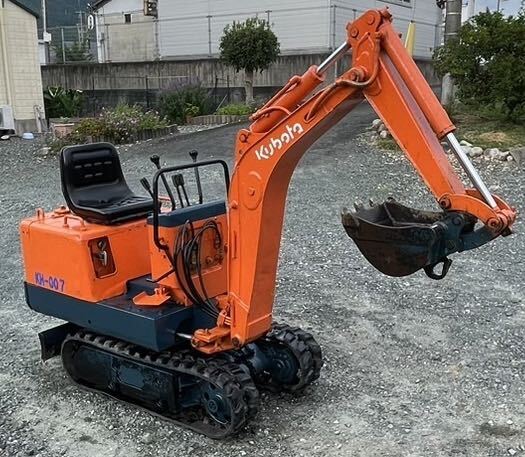 Yahoo!オークション - ユンボ クボタ KH-007 油圧ショベル ミニユンボ ...