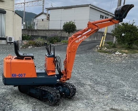 Yahoo!オークション - ユンボ クボタ KH-007 油圧ショベル ミニユンボ ...