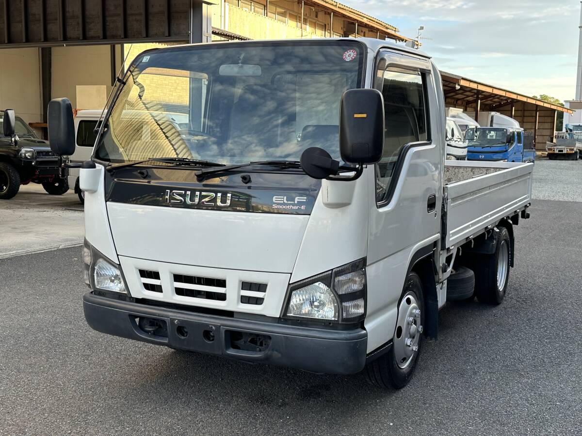 Yahoo!オークション - 動画有 売り切り H17年 いすゞ エルフ ELF 平ボ...