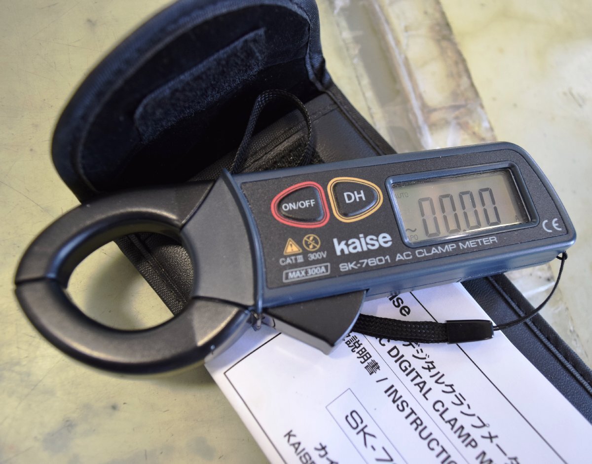 Yahoo!オークション - KAISE SK-7601 交流専用 AC クランプメータ ELPA...