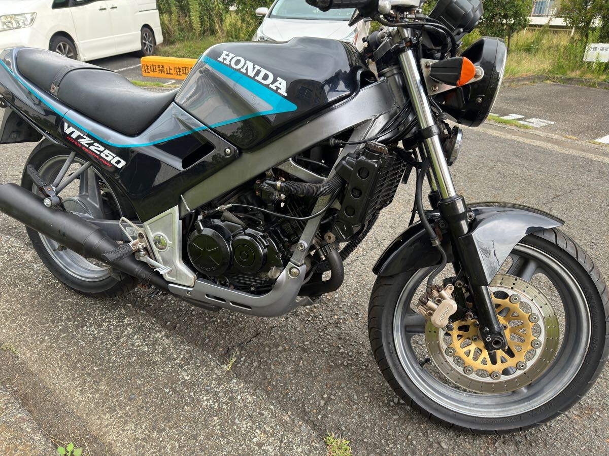 Yahoo!オークション - ホンダ VTZ 250 走行距離19055kmメータ読書類あ...