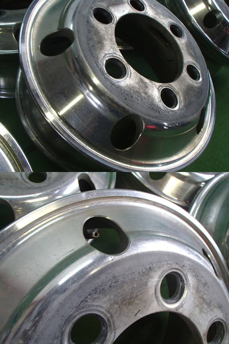 Yahoo!オークション - ブリヂストン BS 17.5×6.00 135 6穴 アルミ ホイ...