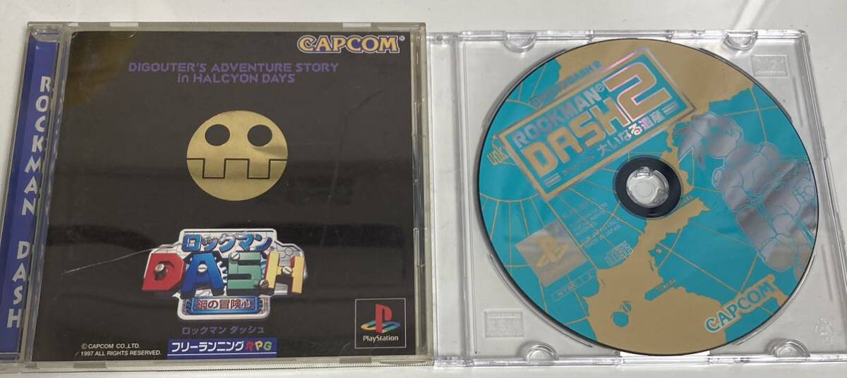 Yahoo!オークション - ロックマンダッシュDASH DASH2 PS1 プレステ プ...
