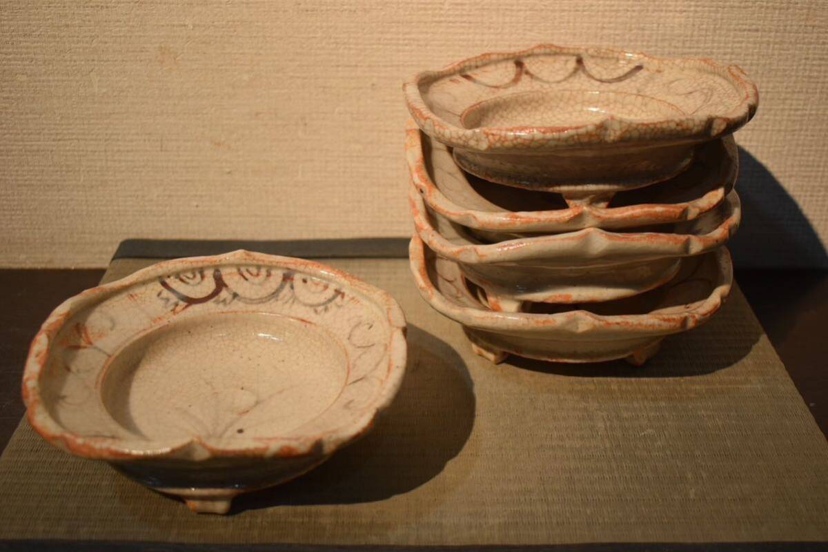 Yahoo!オークション - 【GE】M874【コレクター所蔵品】時代 志野向付5...