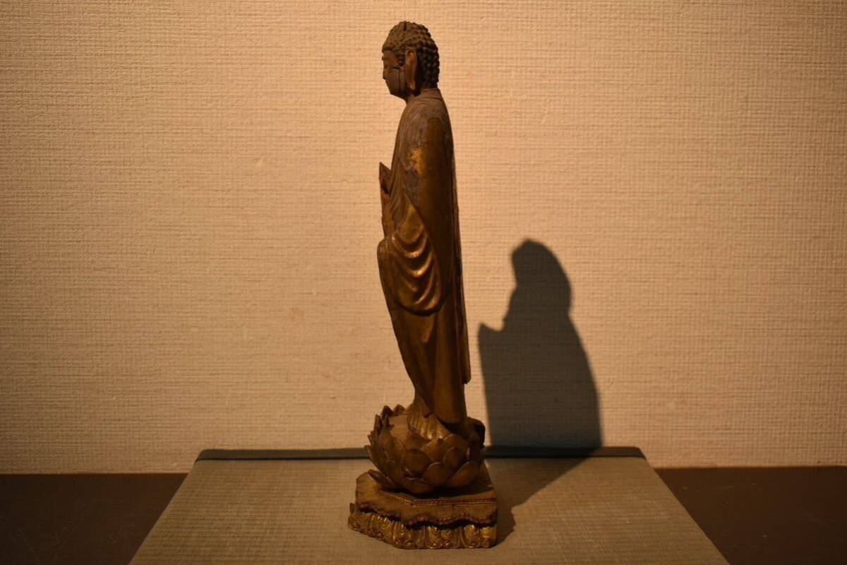 Yahoo!オークション - 【GE】M884【コレクター所蔵品】時代 木彫観音/...