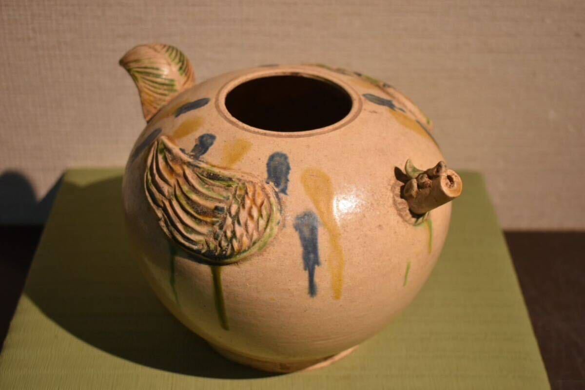 Yahoo!オークション - 【GE】Y1953【コレクター所蔵品】時代 唐三彩水...