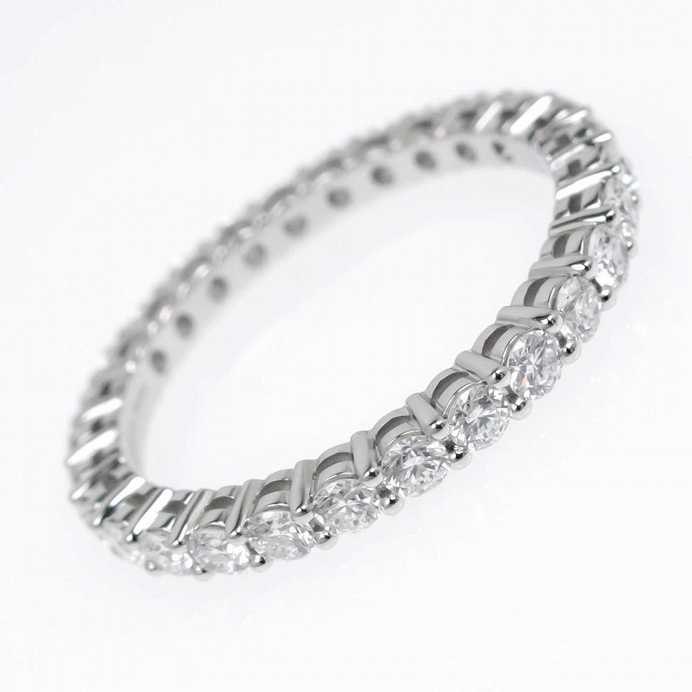 名東 ティファニー フォーエバー バンド リング フルサークル セッティング 2.2mm Pt950 ダイヤ 0.85ct #13(プラチナ)｜売買されたオークション情報、yahooの商品情報 ...