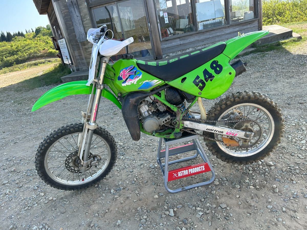 Yahoo!オークション - カワサキ kx80 2スト 実働 モトクロス エンデュ...