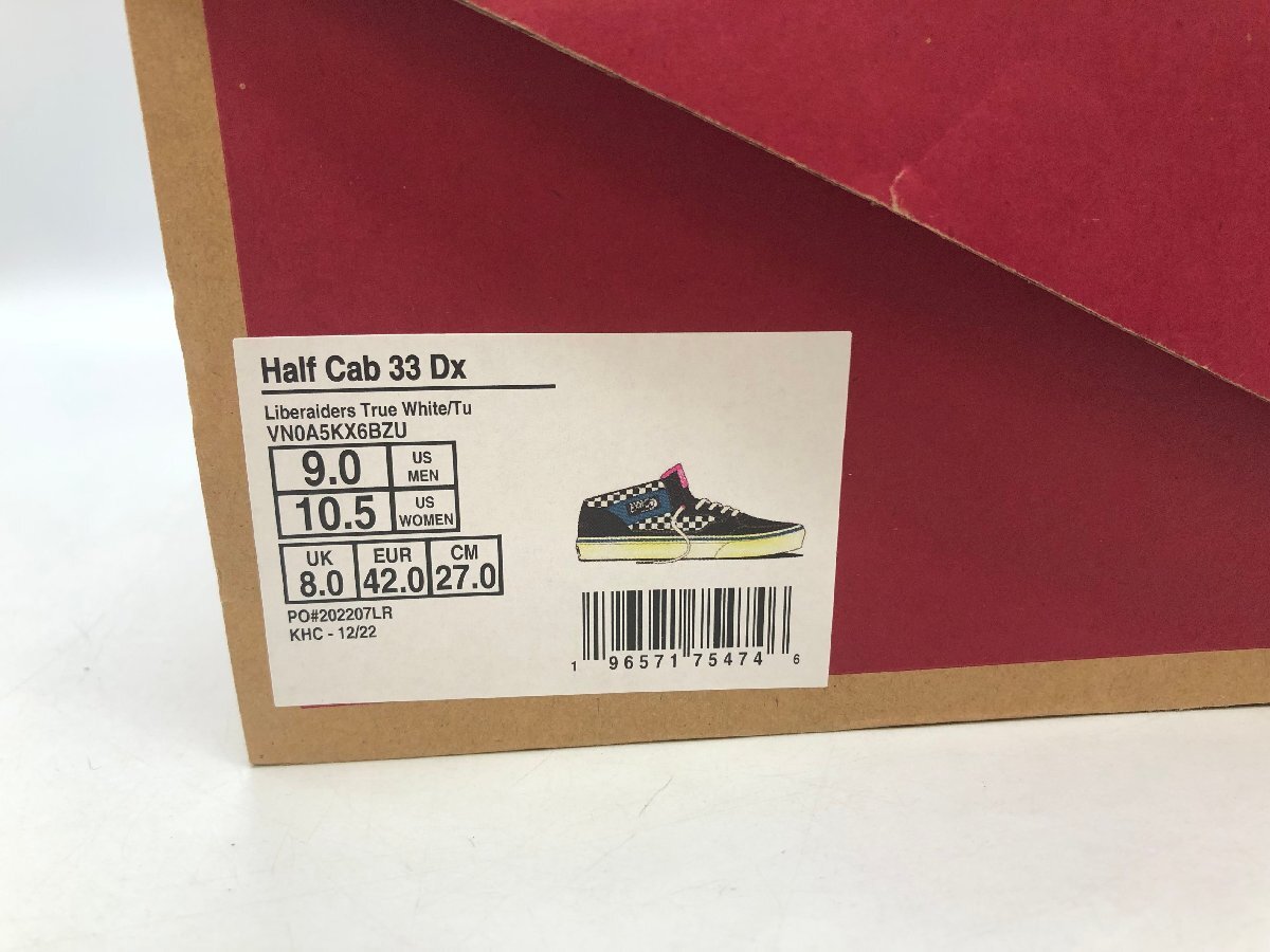Yahoo!オークション - 未使用品 Vans x Liberaiders Half Cab 33 DX ...