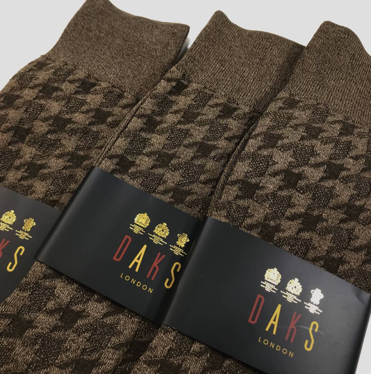 Yahoo!オークション - 未使用 DAKS LONDON ダックス ハウンドトゥース...