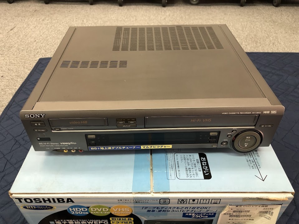 Yahoo!オークション - ソニー Sony WV-BW2 カセットレコーダー VHS ビ...