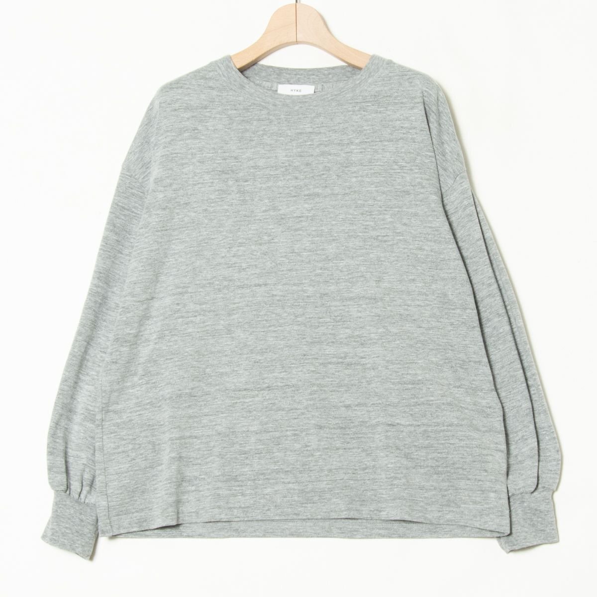 Yahoo!オークション - メール便 HYKE ハイク 袖口ギャザー長袖Tシャツ ...